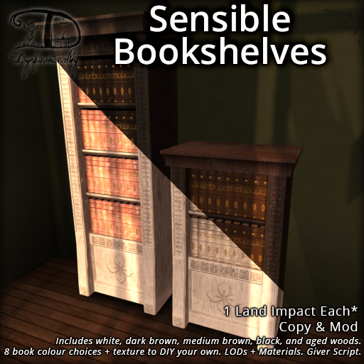 Second Life Marketplace DDD Sensible Bookshelves second-life-marketplace-ddd-sensible-bookshelves